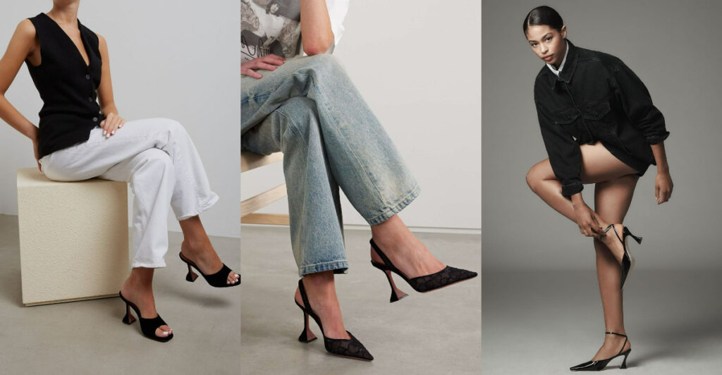 Flared Heels Are the Unexpected Shoe Trend Dominating 2025