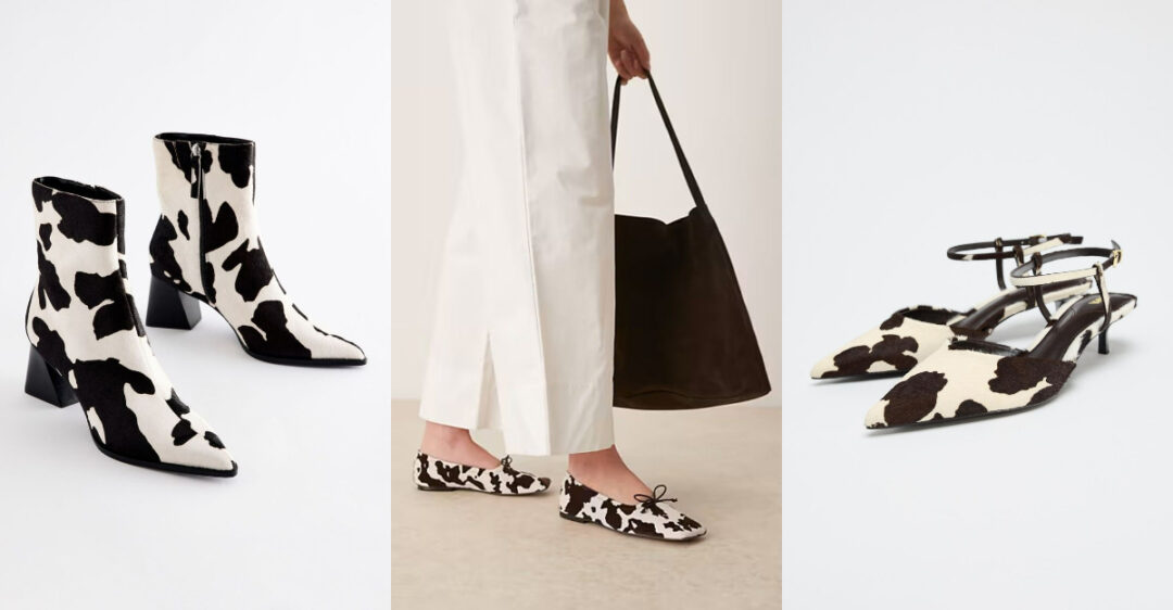 Move Over, Leopard—Cow Print Shoes Are the New ‘It’ Animal Print for Spring